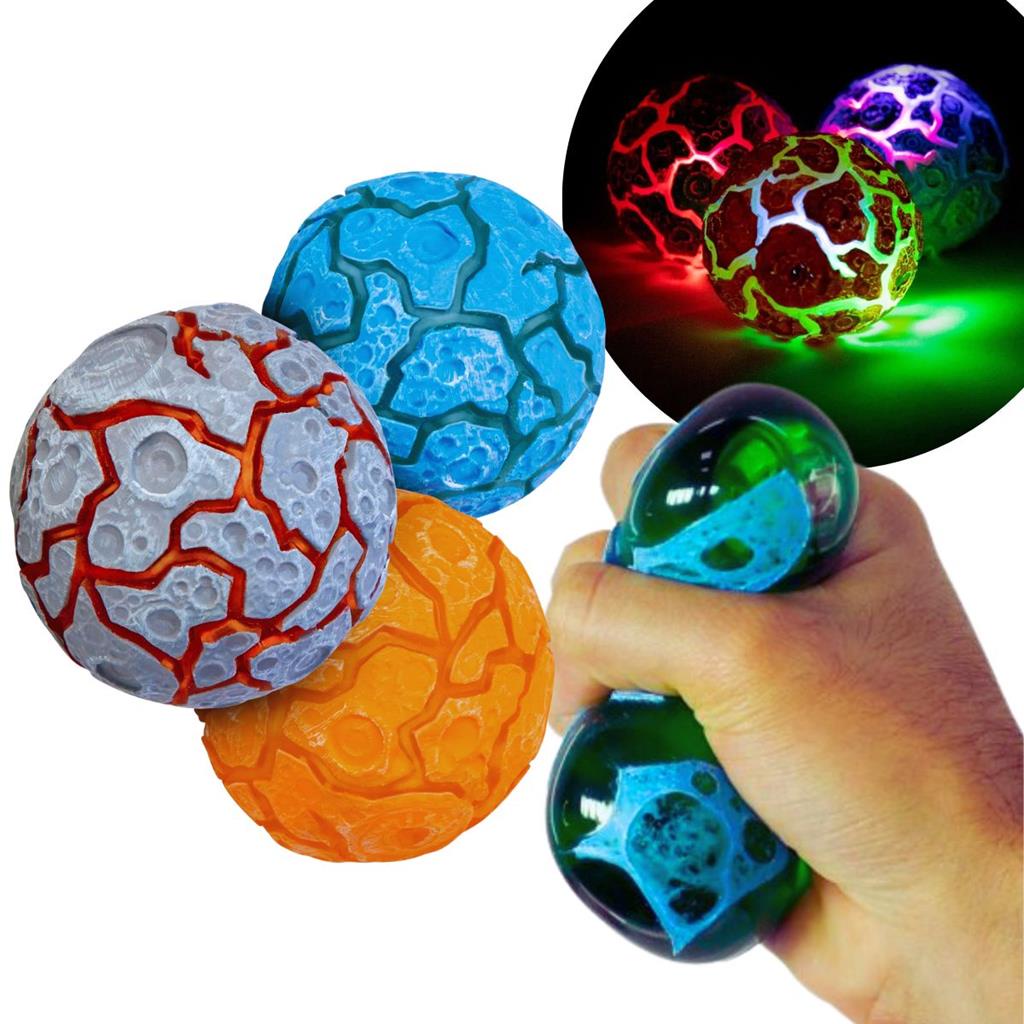 Brinquedo Fidget Toys Bola Mania Flash Vulcao de apertar Macio | Shopee ...