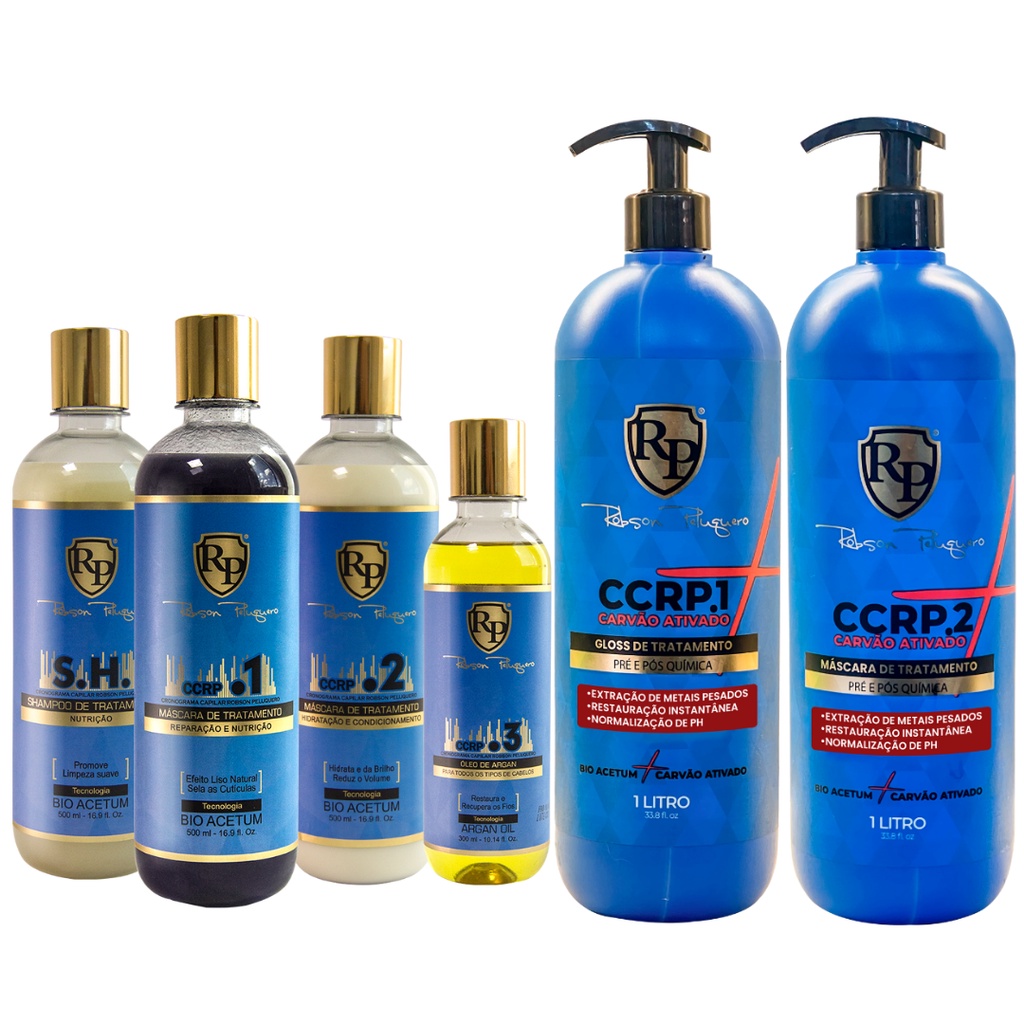 Kit Ccrp Tradicional + Ccrp Carvão Ativado 1 Litro | Shopee Brasil