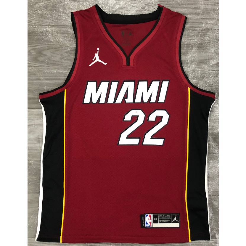 Camisa N-BA Prensada A Quente Miami Heat No . De Basquete Limitada 22 ...