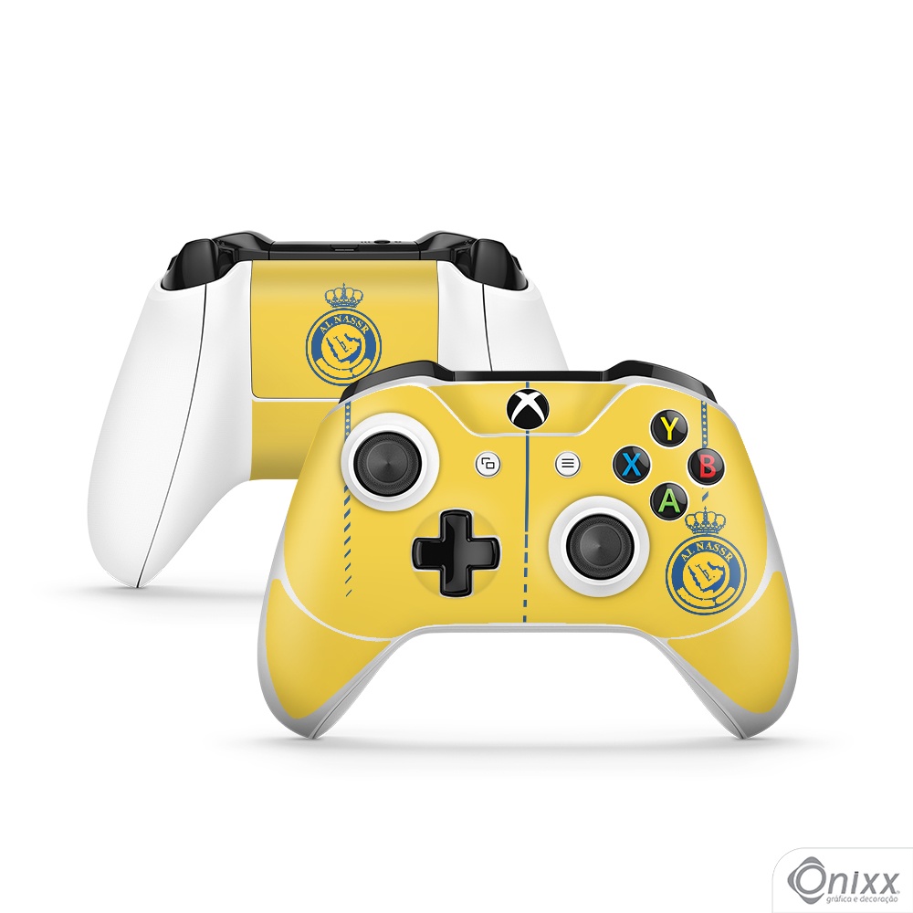 Skin XBOX JOYSTICKS One Adesiva Ronaldo Uniforme NASSR | Shopee Brasil