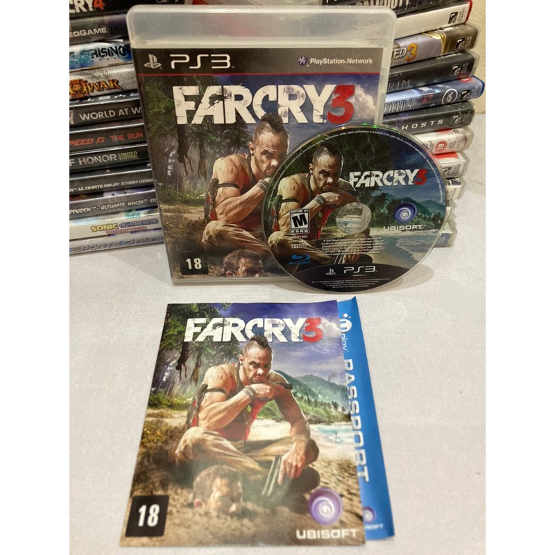Far Cry 3 original super conservado - midia fisica ps3 | Shopee Brasil