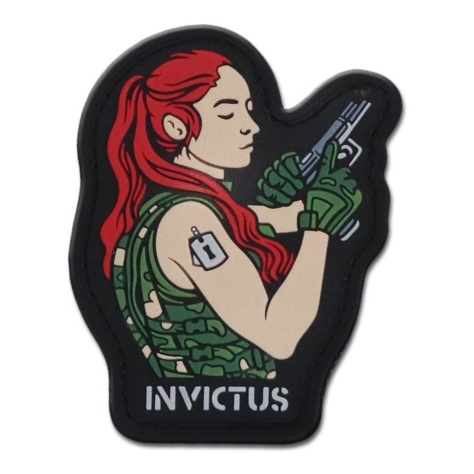 Patch Brave Emborrachado Invictus Militar Tatico Brasao | Shopee Brasil