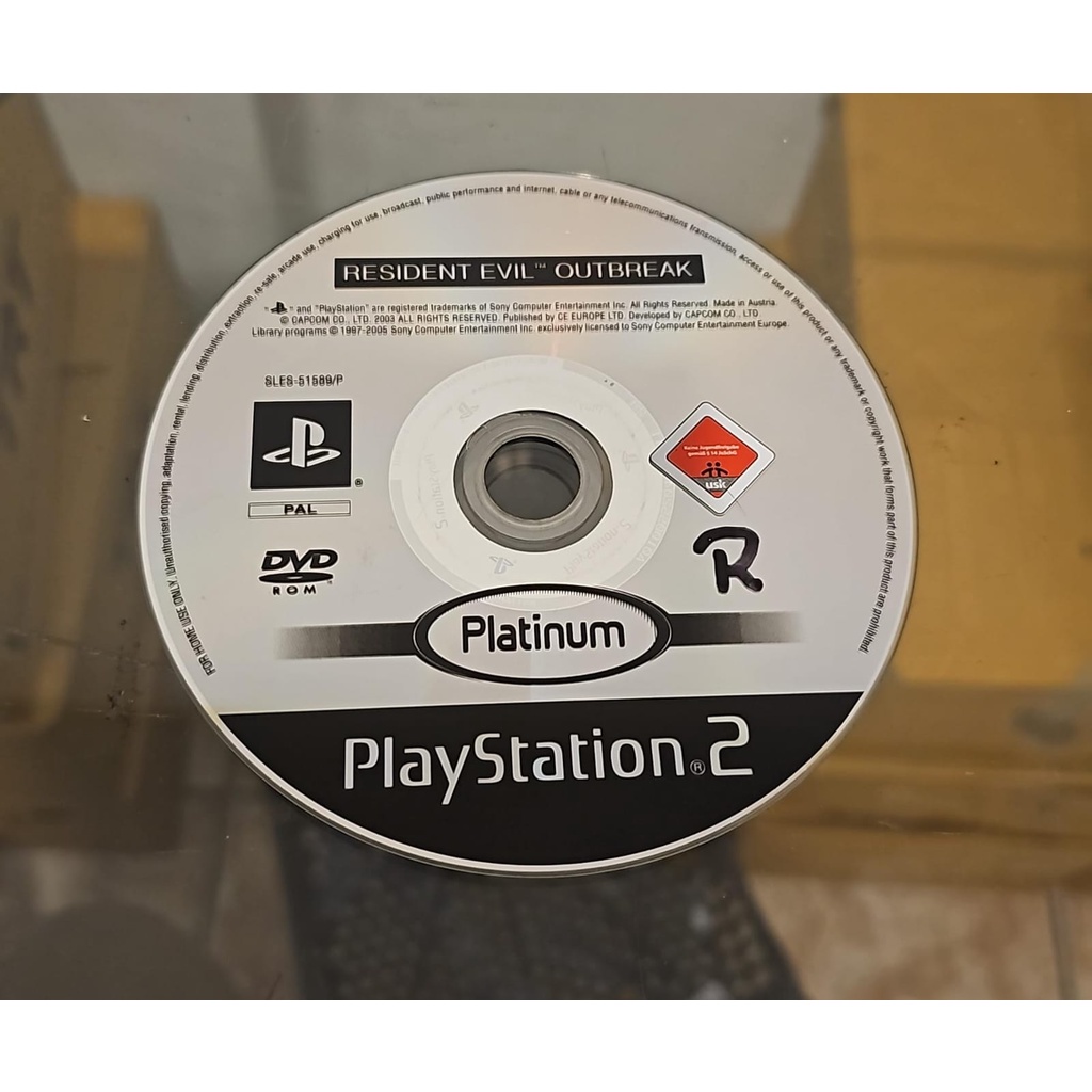 PLAYSTATION 2 Jogo original - Resident Evil Outbreak (PAL) | Shopee Brasil