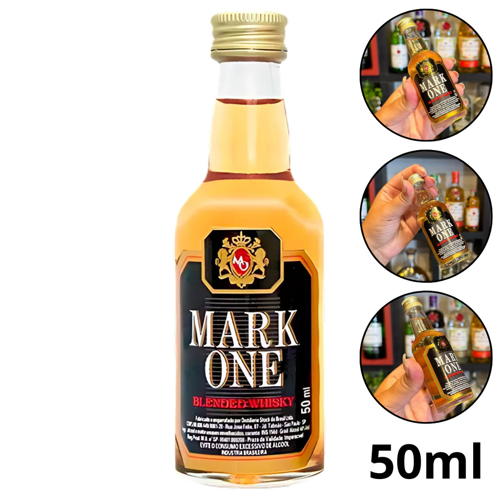 Miniatura Whisky Mark One Blended 50ml | Shopee Brasil