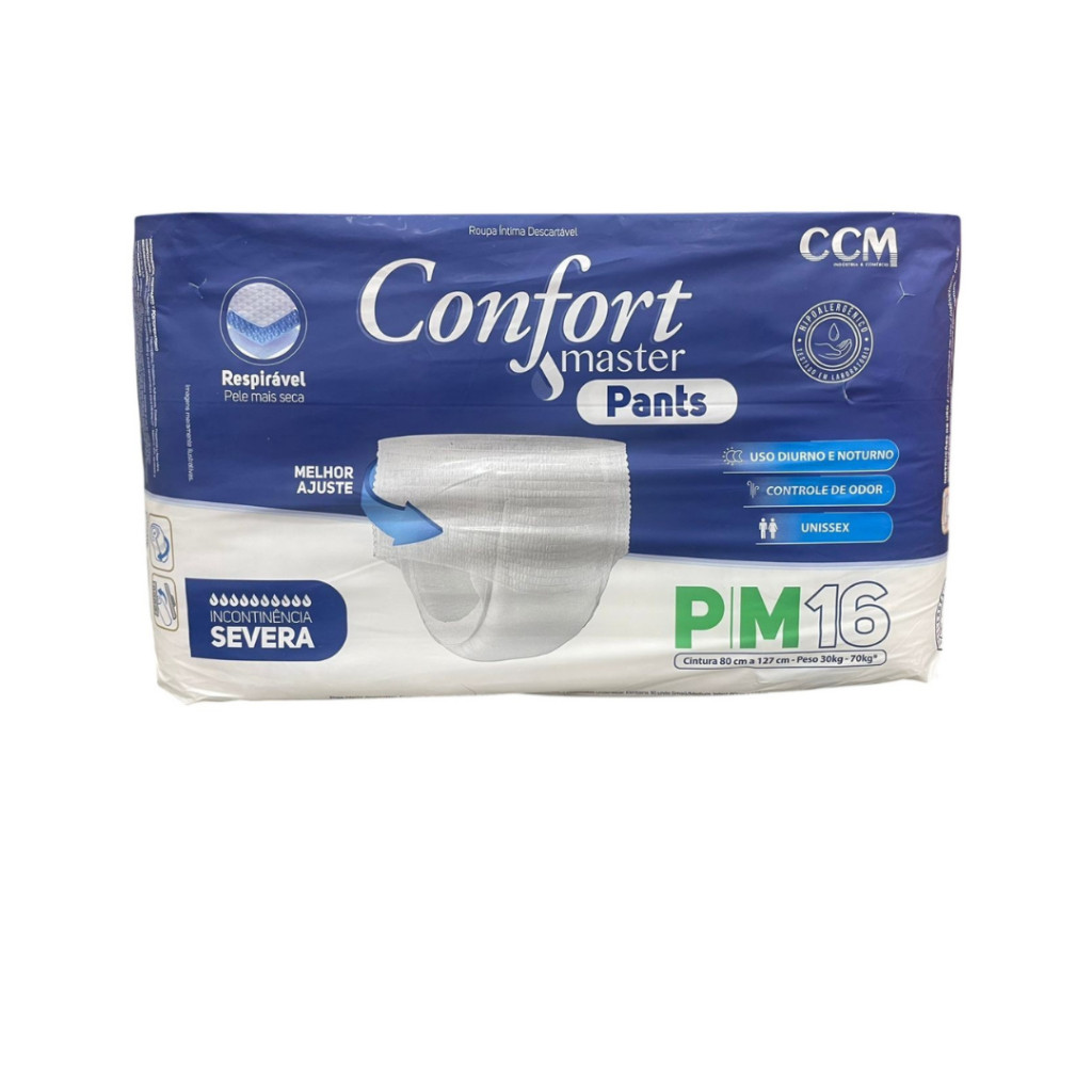 Fralda Descartavel Geriatrica Adulto Confort Master Pants Incontinência ...