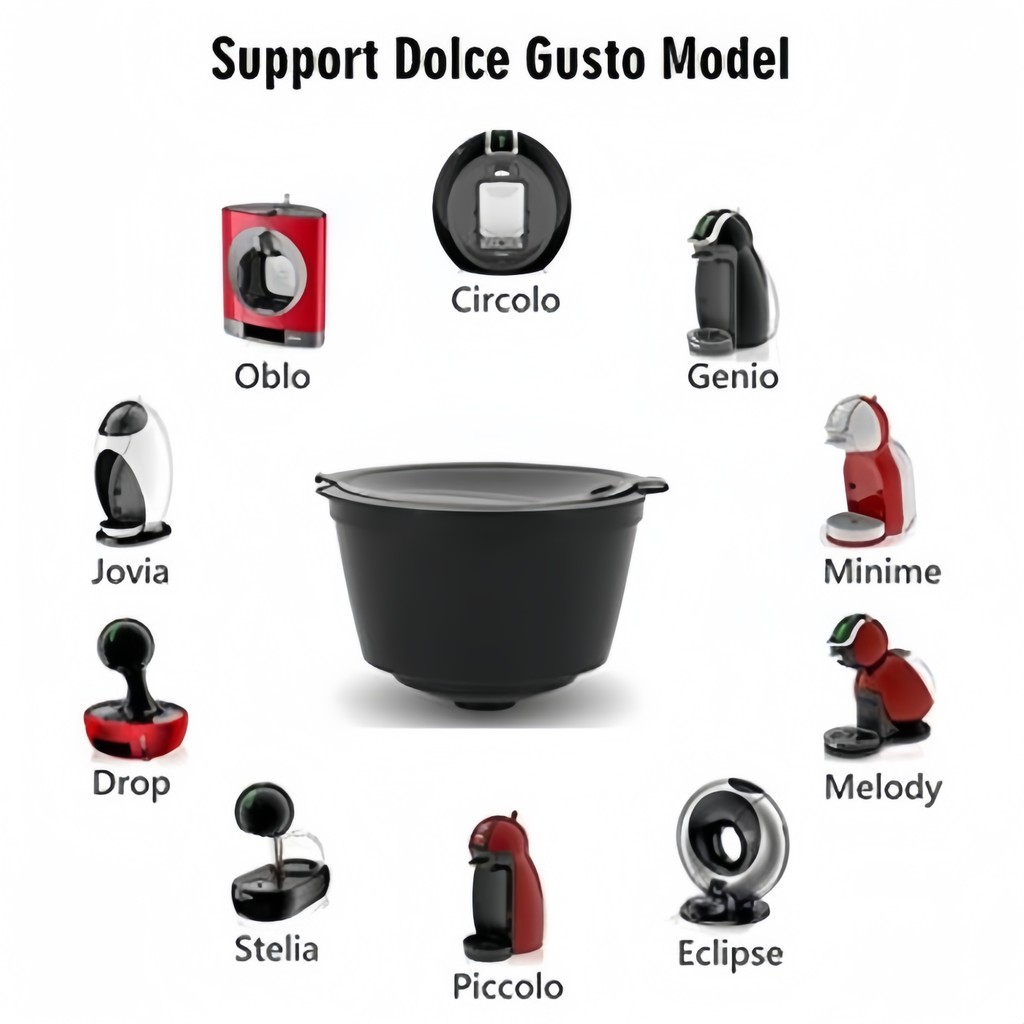 7 Unidades De Cápsulas Dolce Gusto Reutilizáveis De Segunda Geração ...