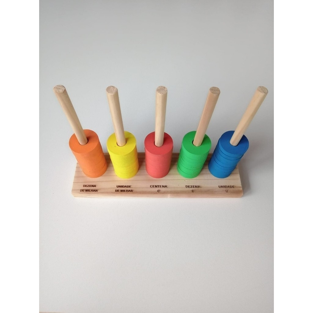 Ábaco Aberto Jogos Educativos Pedagógicos Lúdicos Quebra Cabeça Puzzle ...