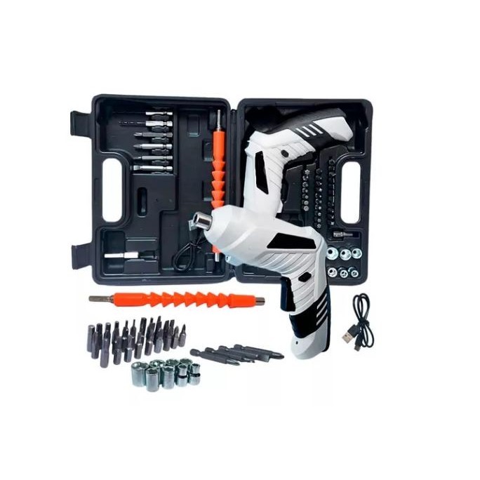 Mini Parafusadeira Elétrica Portátil Torque Reversível Sem Fio ...