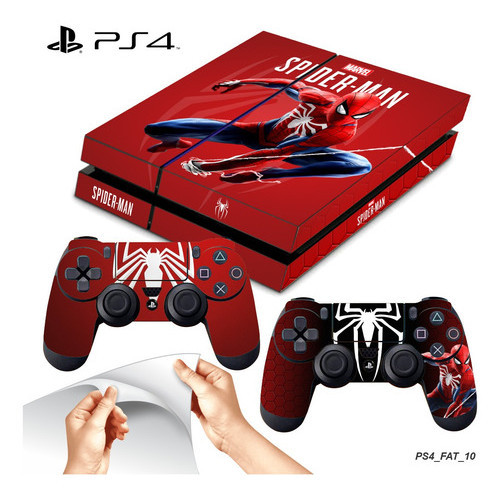 Skin Adesivo Ps4 Playstation 4 Fat Spider Man | Shopee Brasil