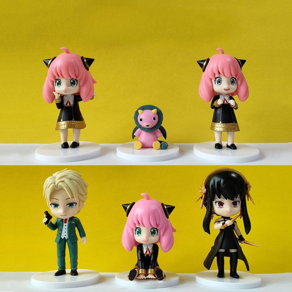 Action figures anime Spy x Family bonecos - Anya Loid Yor Forger ...