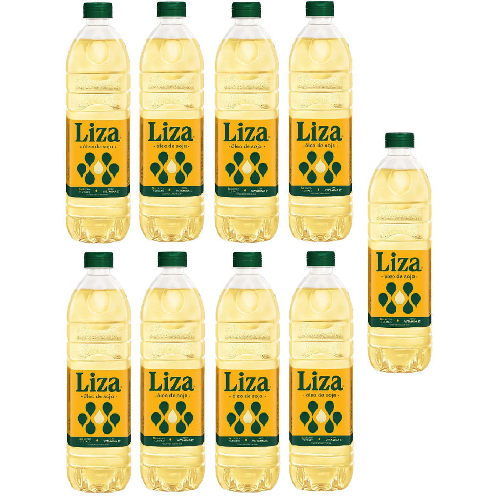 Kit 9 Óleo de Soja Liza 900Ml | Shopee Brasil