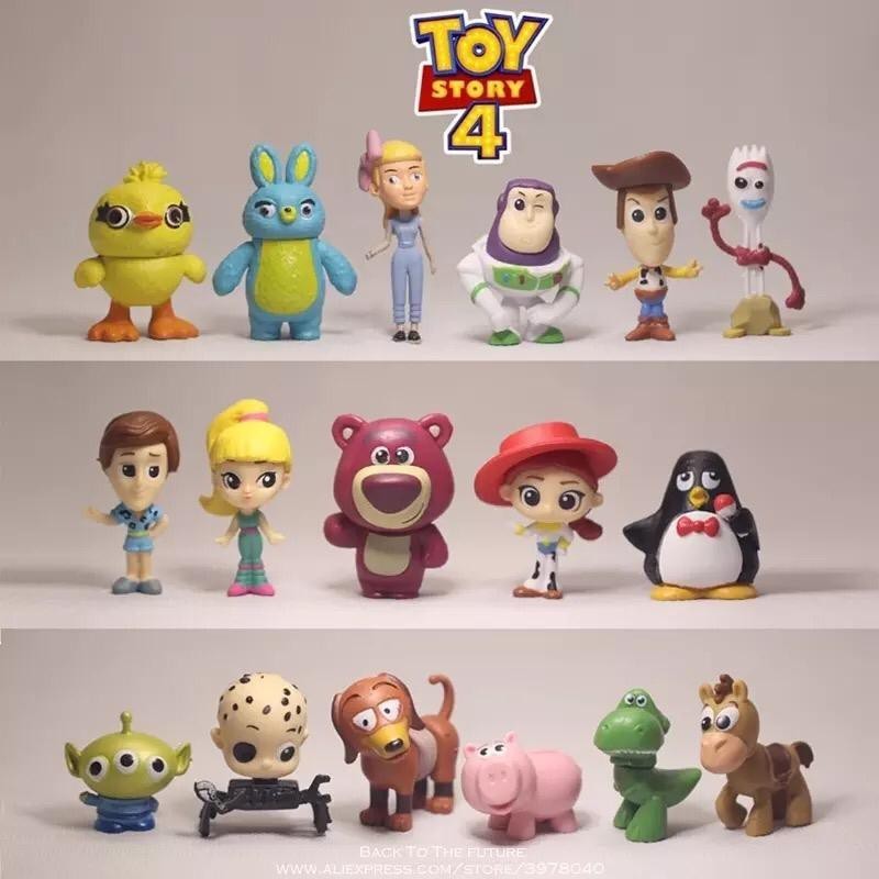 Bonecos Filme Toy Story Kit 17 Miniaturas Toystory Buzz Lightyear Woody ...