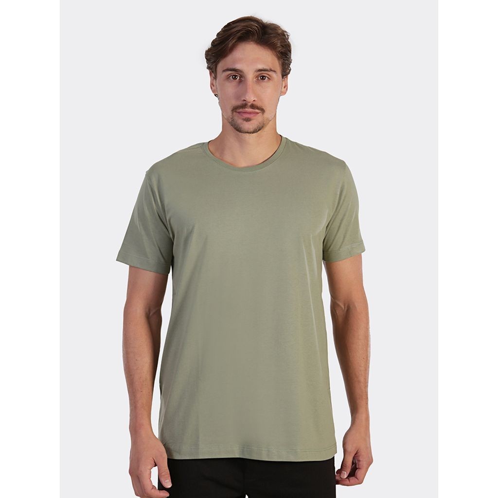 Camiseta Básica Verde Musgo | Shopee Brasil
