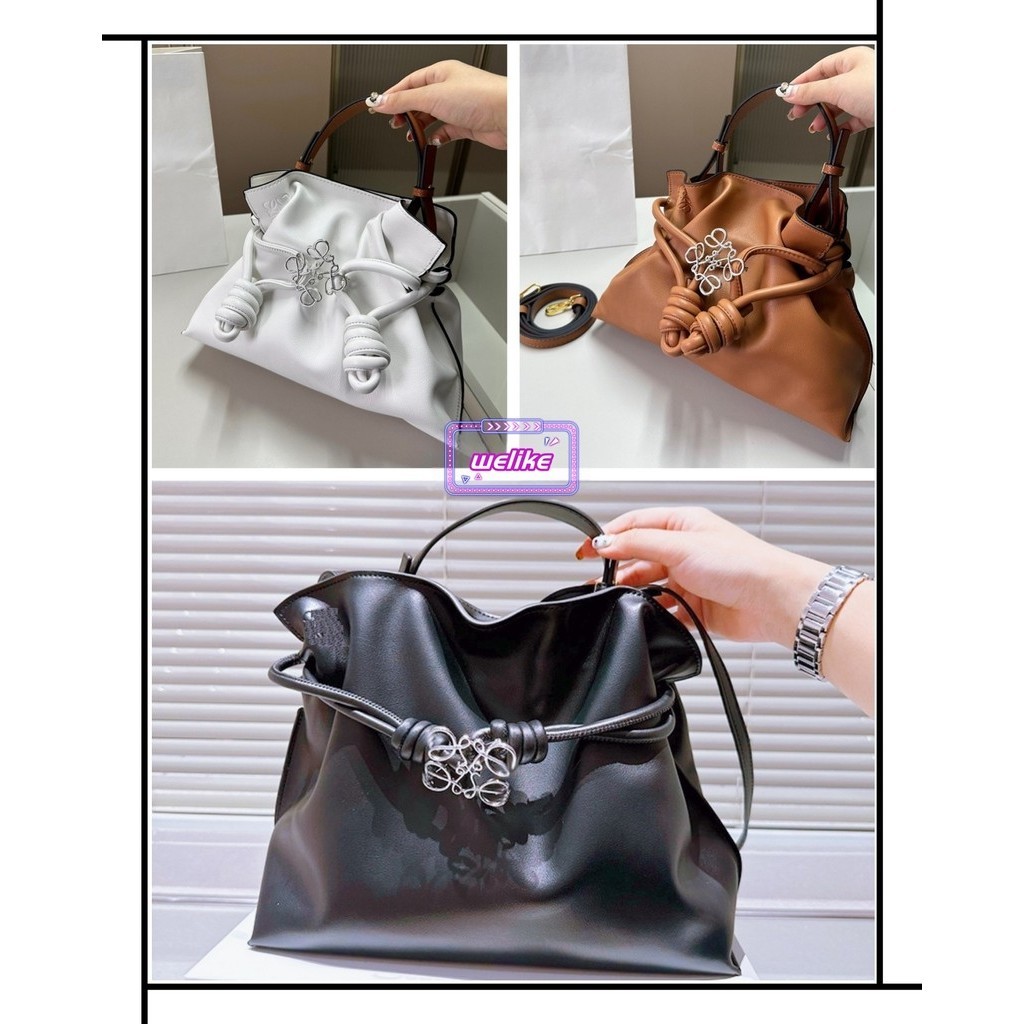 Novo Saco Flamenco Drawstring Lucky Bag Com Nuvem De Corpo Cruzado De Um Ombro | Shopee Brasil