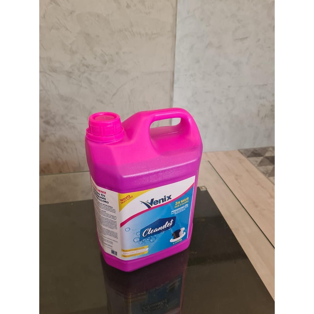 VENIX - ALVEJANTE SEM CLORO CLEANDET - 5L | Shopee Brasil