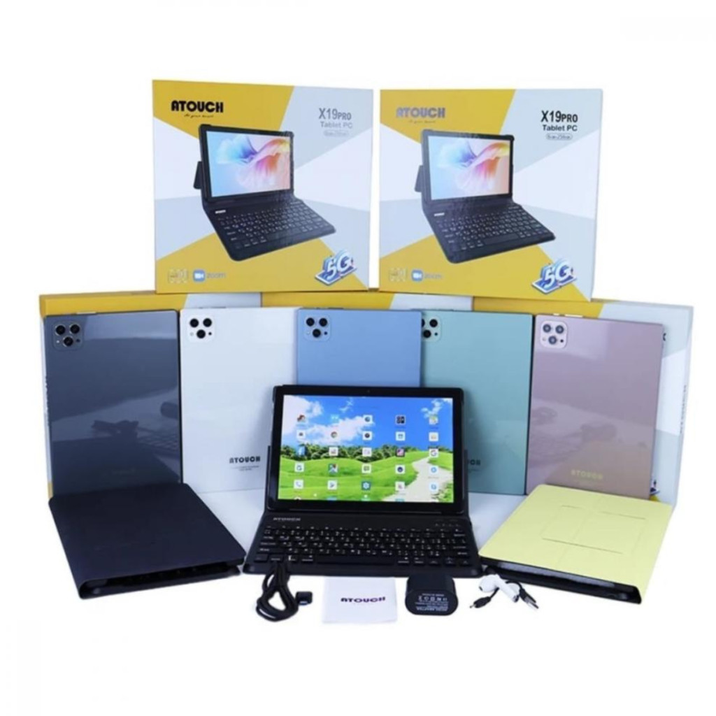 Tablet Atouch x19 pro Wi-Fi 64gb chip 3g Android 12 com teclado ...