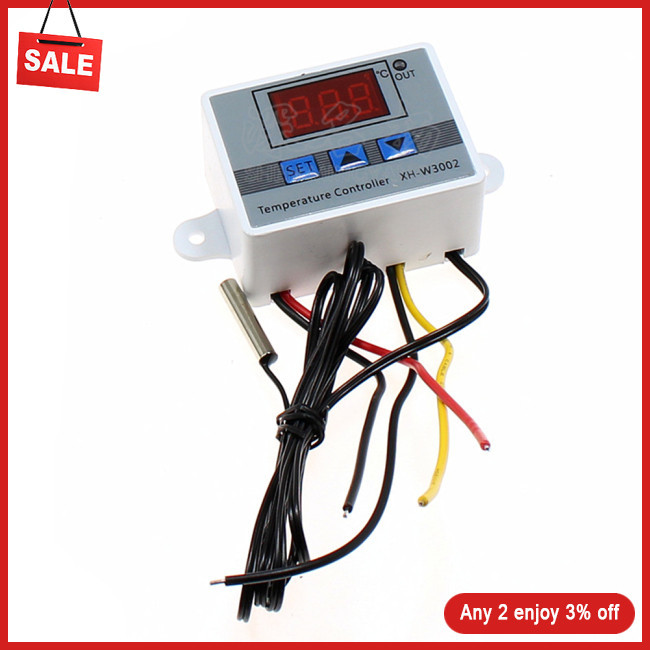 ABB 1 Conjunto XH-W3002 Microcomputador Controlador Digital De Temperatura Termostato De ...