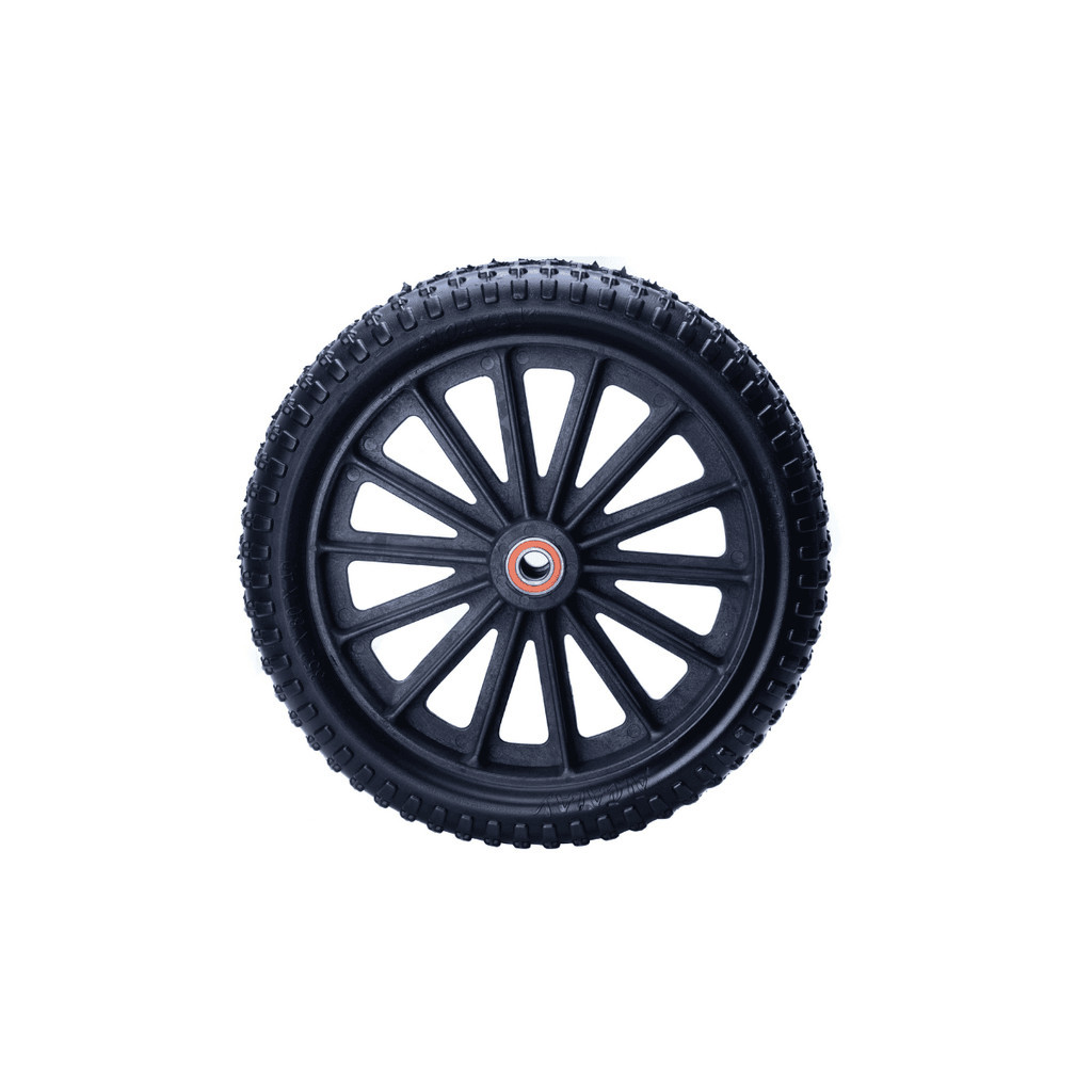 PNEU EM P.U MACIÇO RD05 C/ ROLAMENTO PARA CARRIOLA CARRINHO 17 mm ...