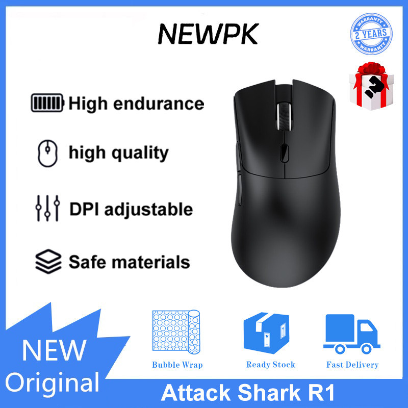 Attack Shark R1 mouse PAW3311 Three modes Bluetooth wireless mouse ...