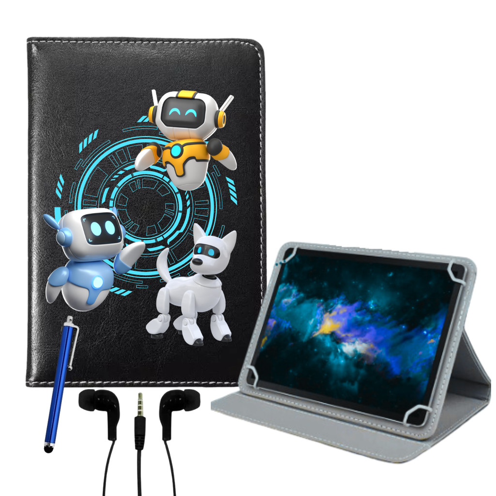 Capa Case Giratória Suporte Para Tablet Positivo Vision TAB 10 + Fone ...