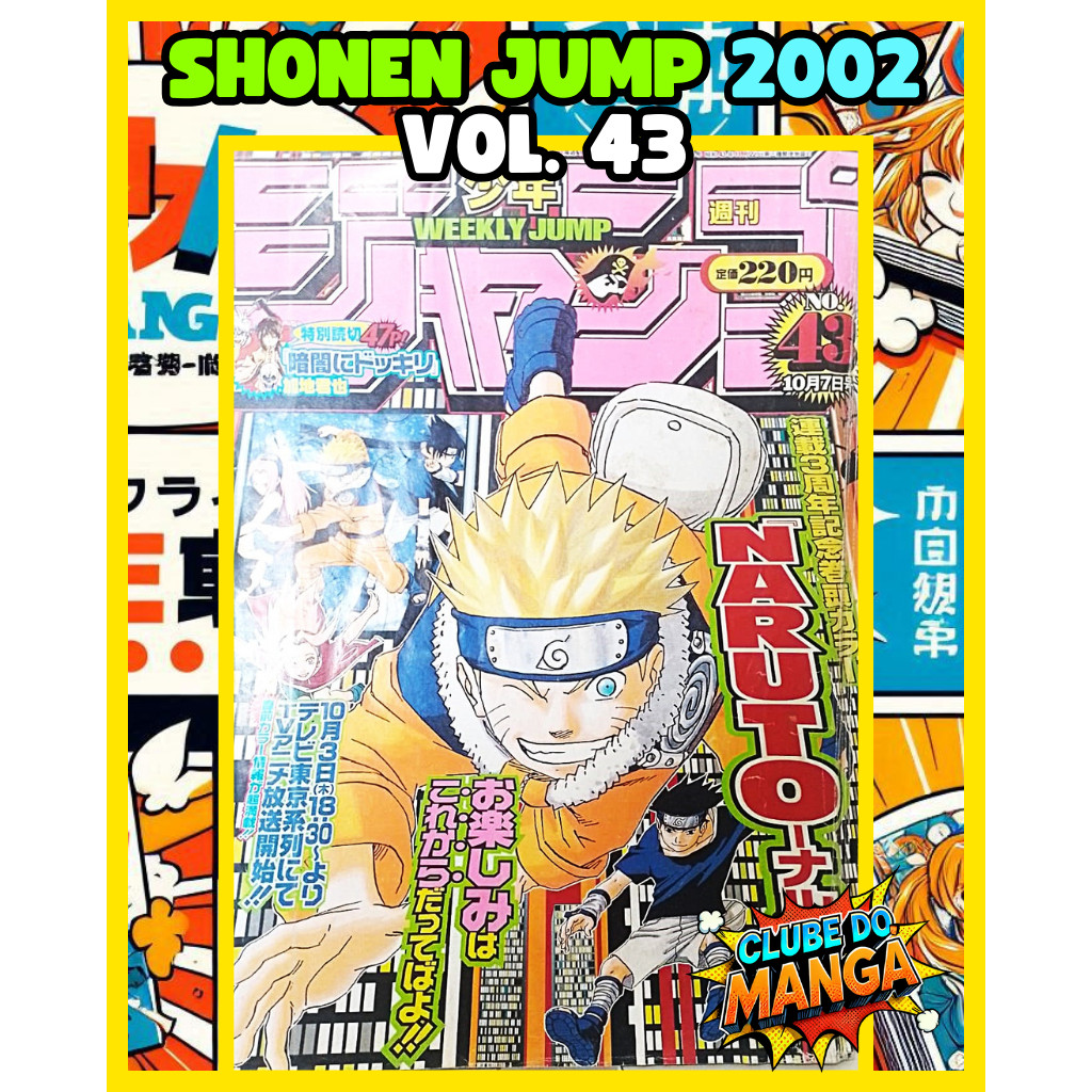 WEEKLY SHONEN JUMP 2002 VOL. 43 [MANGÁ] [JAPONÊS] CLUBE DO MANGÁ ...