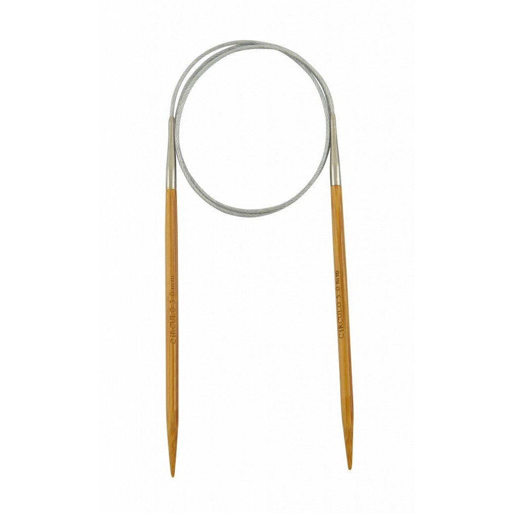 Agulha Circular Bambu/Aco 60Cm - 5Mm - Círculo | Shopee Brasil