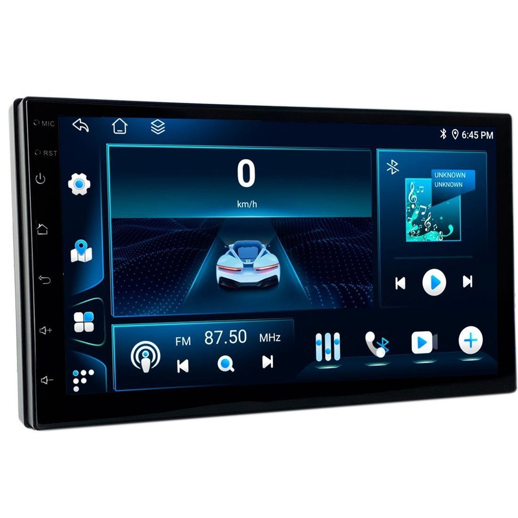 Central Multimidia 7pol Octa-Core 4GB 64GB Android 13 Carplay Android Auto | Shopee Brasil