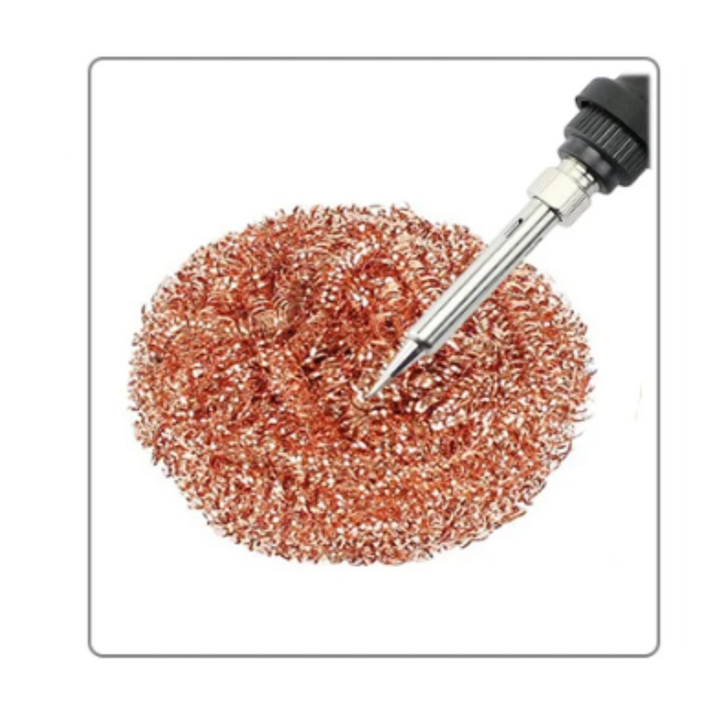 Esponja para Limpeza Ponta Ferro de Solda Metálica | Shopee Brasil