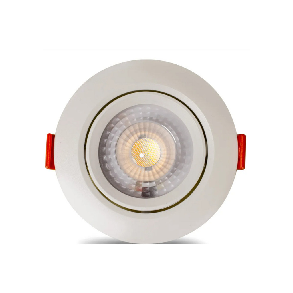 Spot Led Dual 3500k/6500k Embutir Redonda Direcional 5w | Shopee Brasil