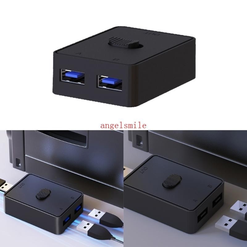 2 Portas USB KVM Switcher Impressora Compartilhadora Bi-Direcional ...