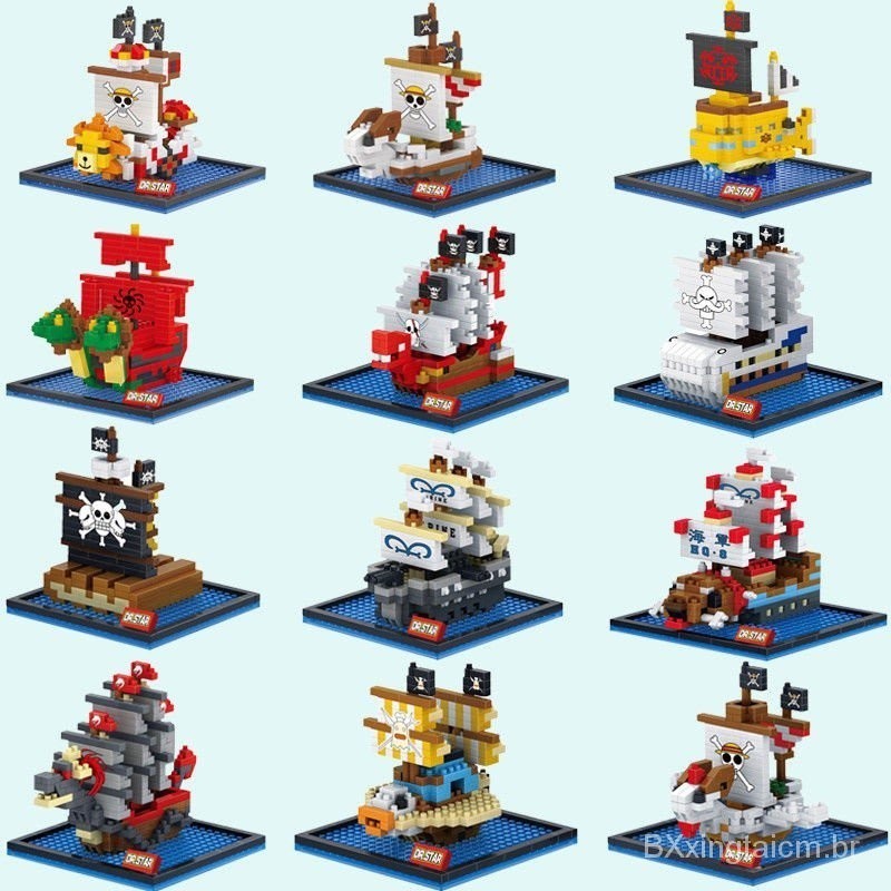 Entrega 24 Horas Compatível Com Lego One Piece Pirate Ship Nine Snakes ...