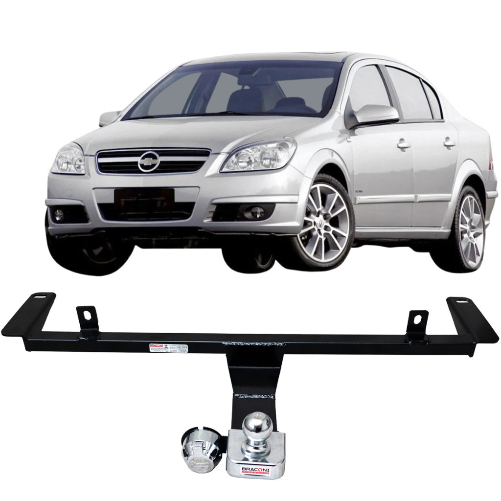 Engate Reboque Fixo Vectra 2006 A 2011 Cap Carga 700kg Aco Resistente ...