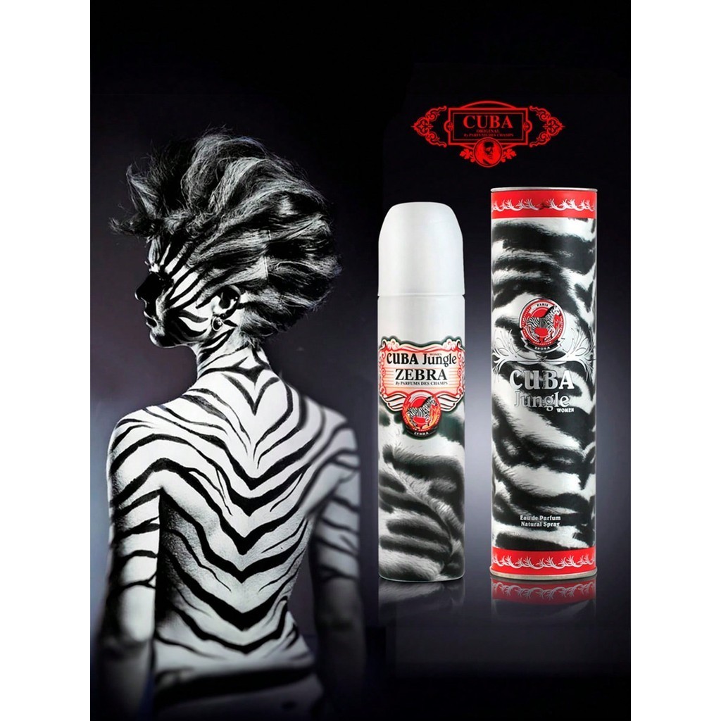 Cuba Jungle Zebra Women Cuba Paris Eau de Parfum 100ml - Perfume ...