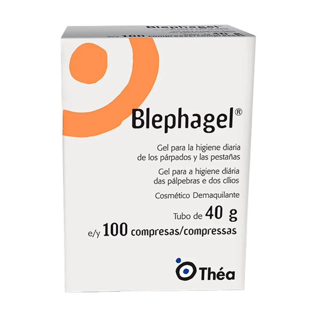 Blephagel Gel Higiene Ocular Tudo 40g + 100 Compressas | Shopee Brasil