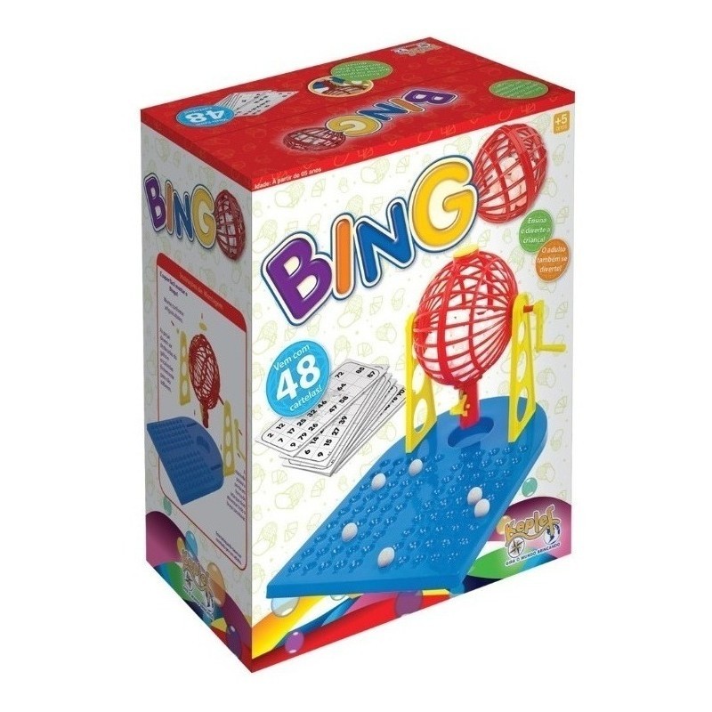 Jogo Tabuleiro Mesa Bingo 48 Cartelas Brinquedo Divertido | Shopee Brasil