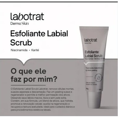 Esfoliante Labial Scrub 15g Labotrat | Shopee Brasil