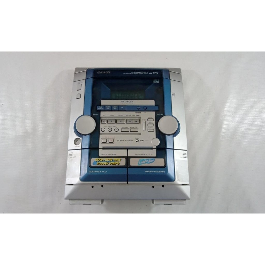 Display Painel Mini System Aiwa Nsx-Bl34 ( Defeito ) | Shopee Brasil