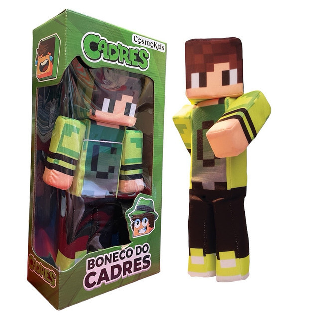 Boneco Youtuber Cadres Minecraft 35 Cm | Shopee Brasil