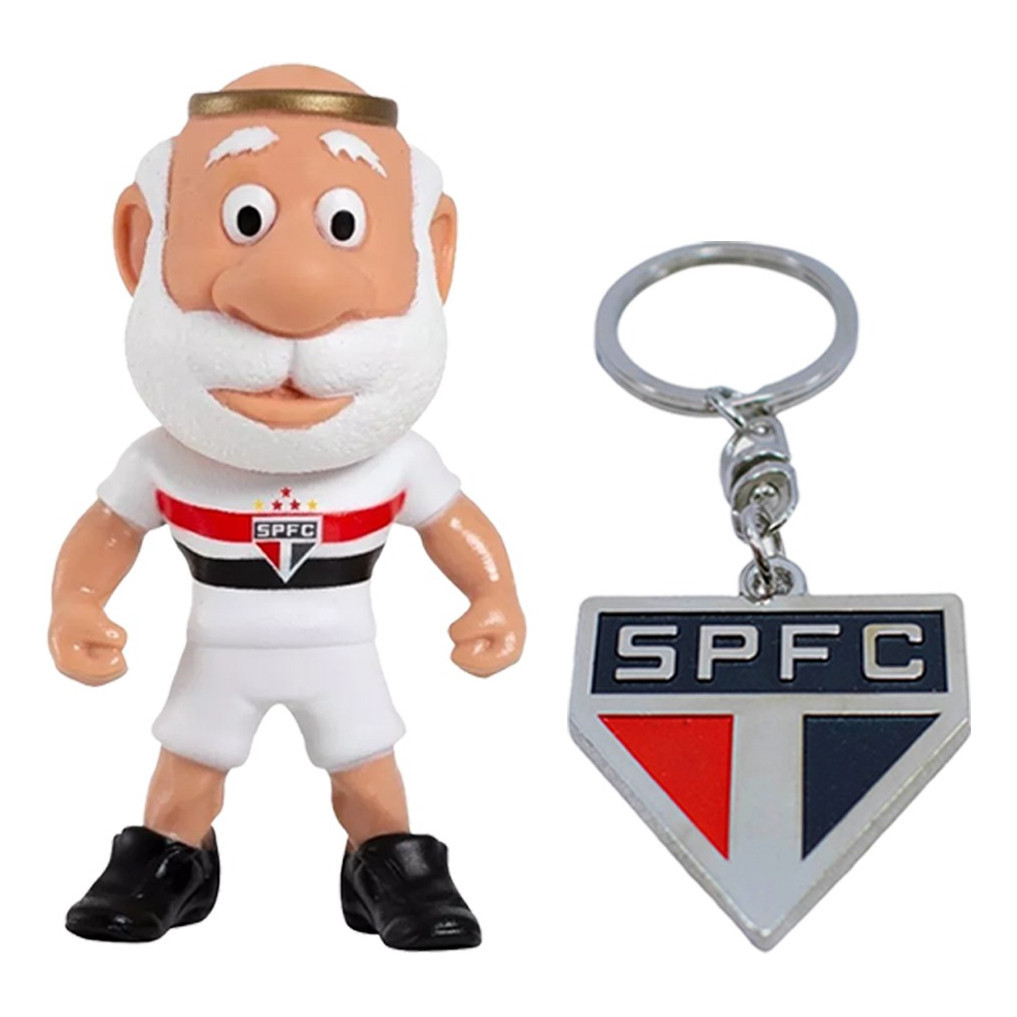 Kit Boneco São Paulo Mascote Camisa 1 + Chaveiro Metal Spfc | Shopee Brasil