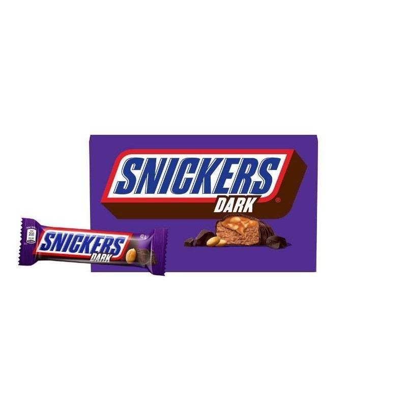 CHOCOLATE SNICKERS C/20 UNID DARK | Shopee Brasil