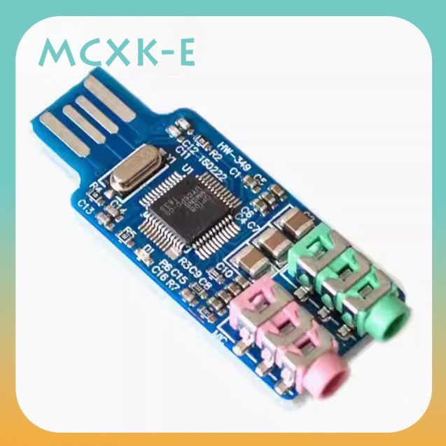 Módulo De Placa De Som USB CM108 , Driver Gratuito Para Computador Portátil , Chip Externa Com ...
