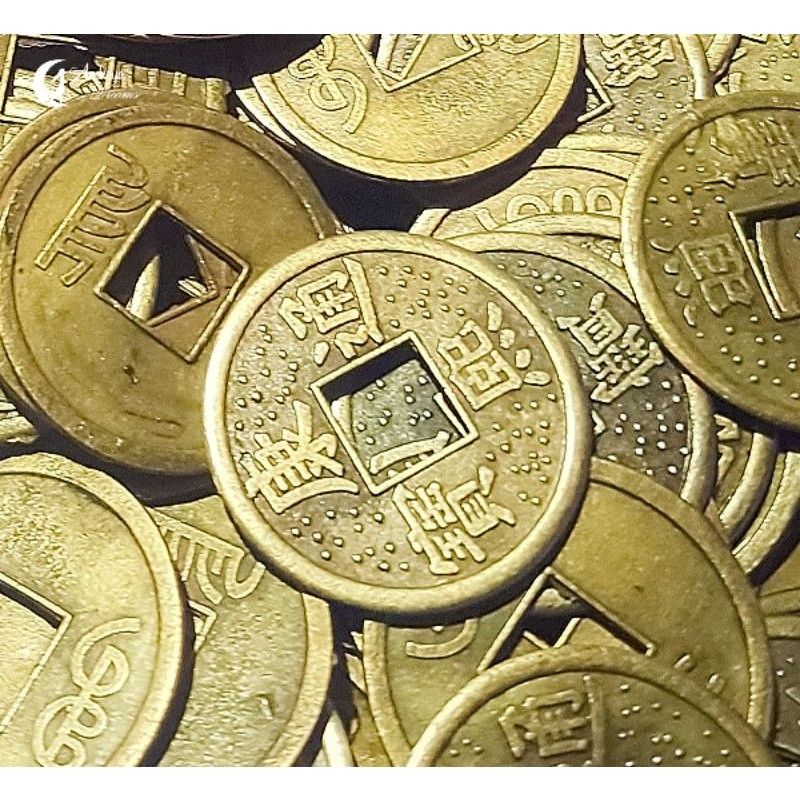 Moeda Chinesa Feng Shui / Réplica Moeda da Sorte | Shopee Brasil
