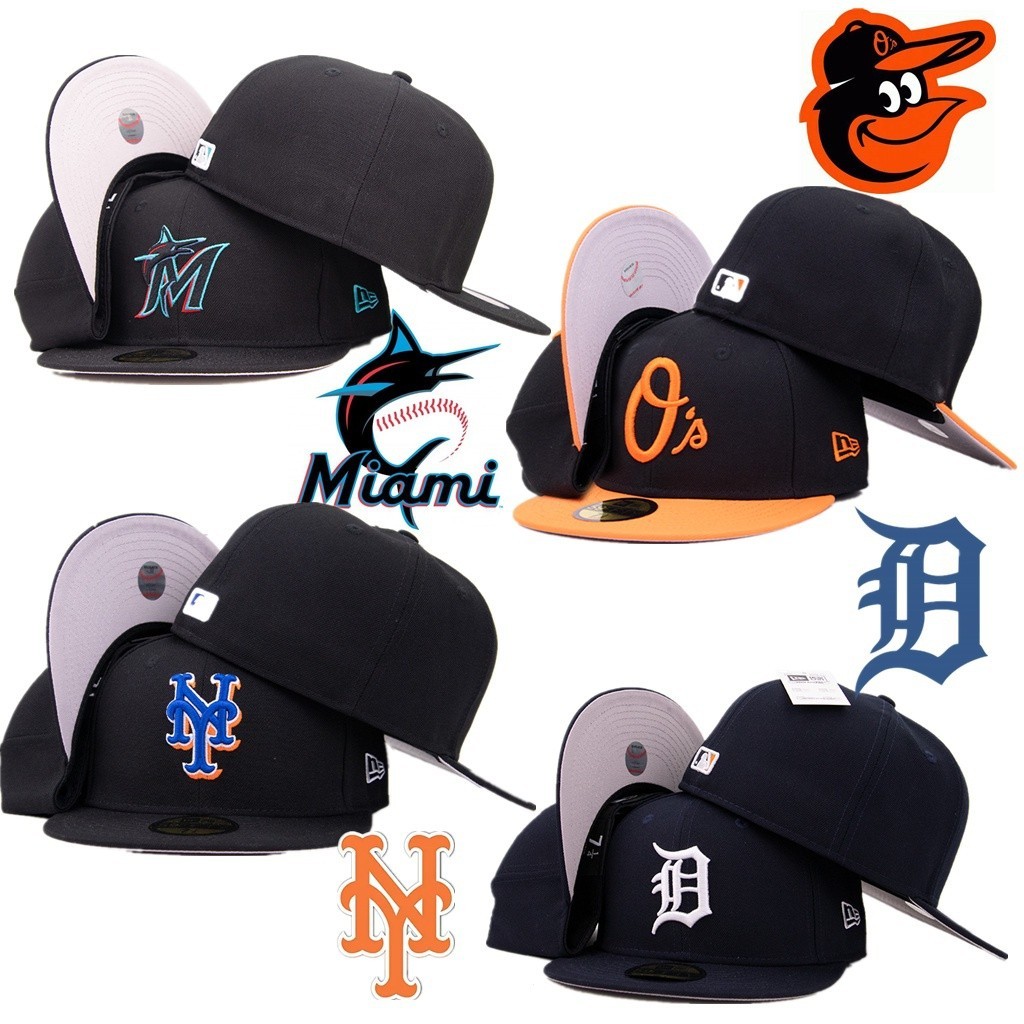 Oriole Detroit Tiger Miami Marlin New York Metropolis Bordado Chapéu De ...