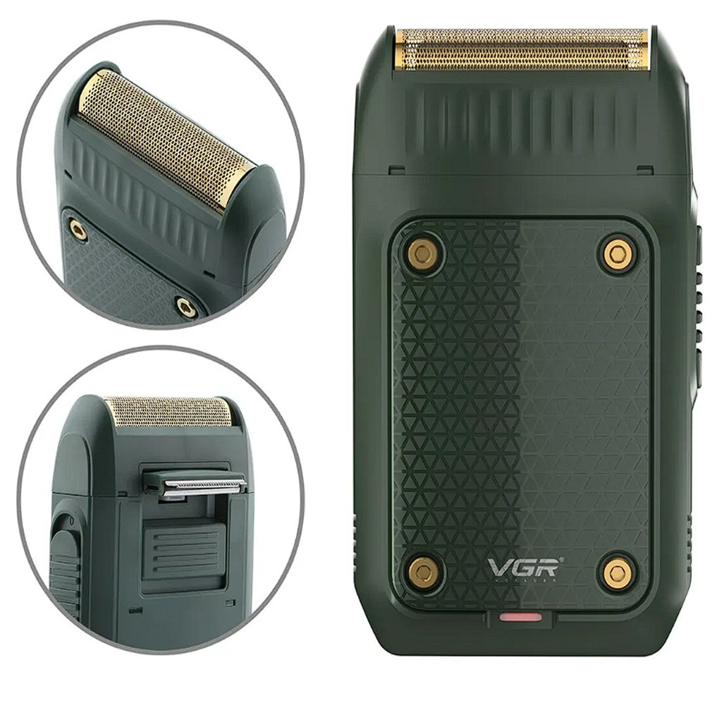 Barbeador Elétrico Shaver Profissional Cabelo e barba sem fio | Shopee ...