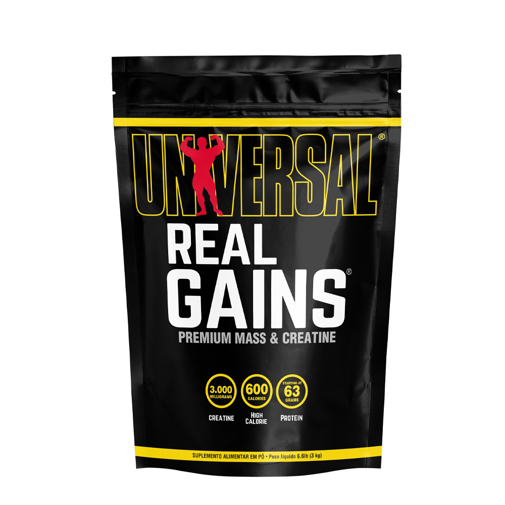 Hipercalórico Real Gains 5kg - Universal Nutrition | Shopee Brasil