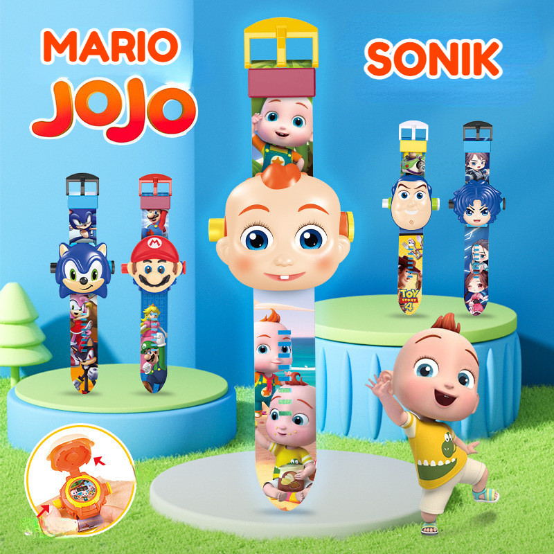 sonic brinquedo Relógio infantil sonic mario minnie digital Kids ...