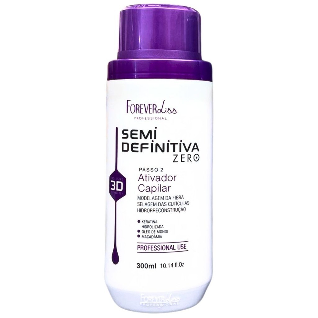 Ativador Semi Definitiva Forever Liss 300 ml | Shopee Brasil