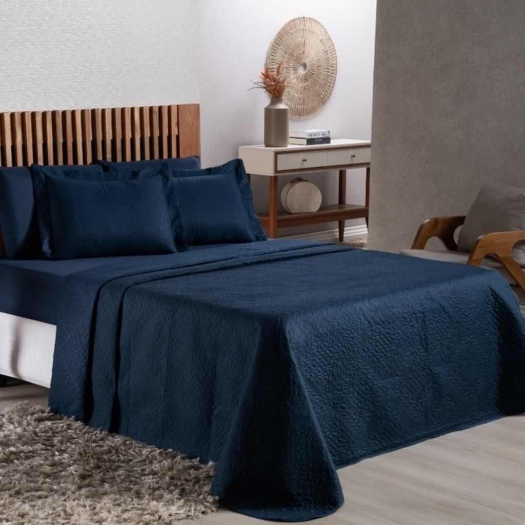 Colcha Cobre Leito Cama Queen 2,00m x 2,40m Lisa Avulsa Leve ...