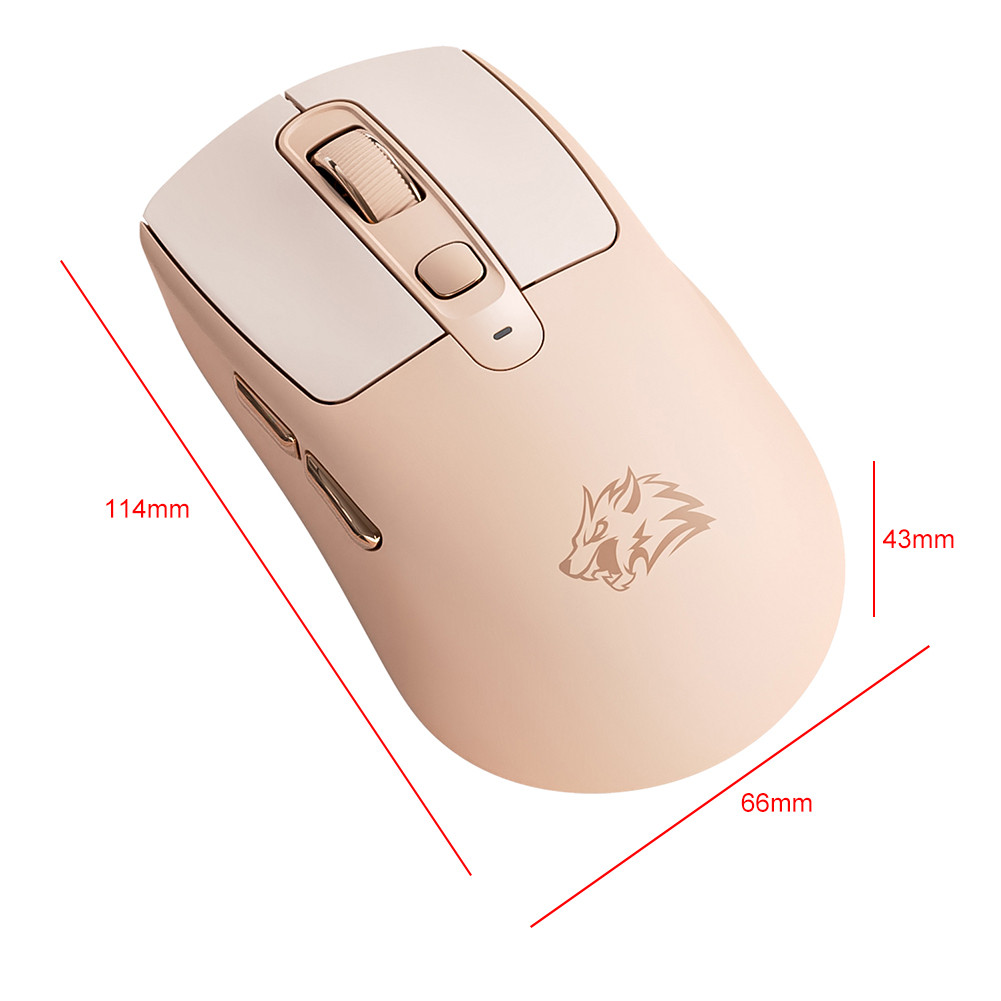 Mouse Para Jogos Sem Fio BT 5.0/4.0 E 2.4 Ghz Ratos Ópticos Recarregáveis Silencioso [dailyspot ...