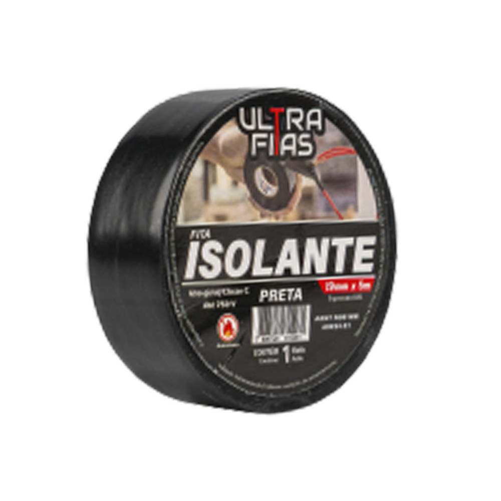 Fita Isolante Preta 19mm x 05 Metros | Shopee Brasil